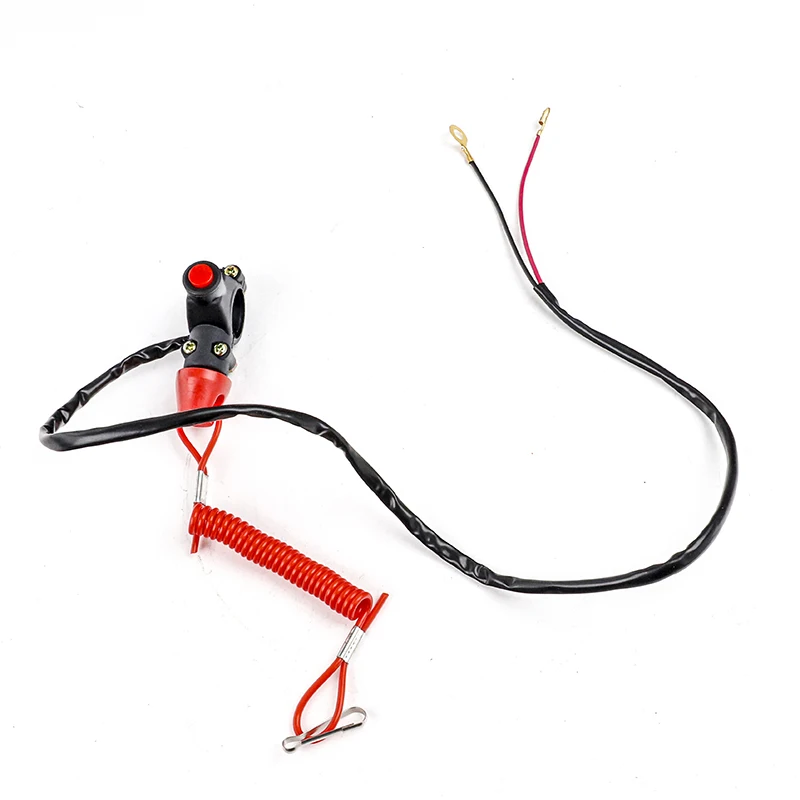 Tether-Lanyard-Emergency-Kill-Stop-Engine-Switch-Push-Button-For-ATV ...