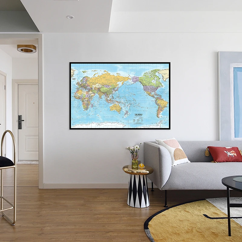 Wall Size World Map Poster