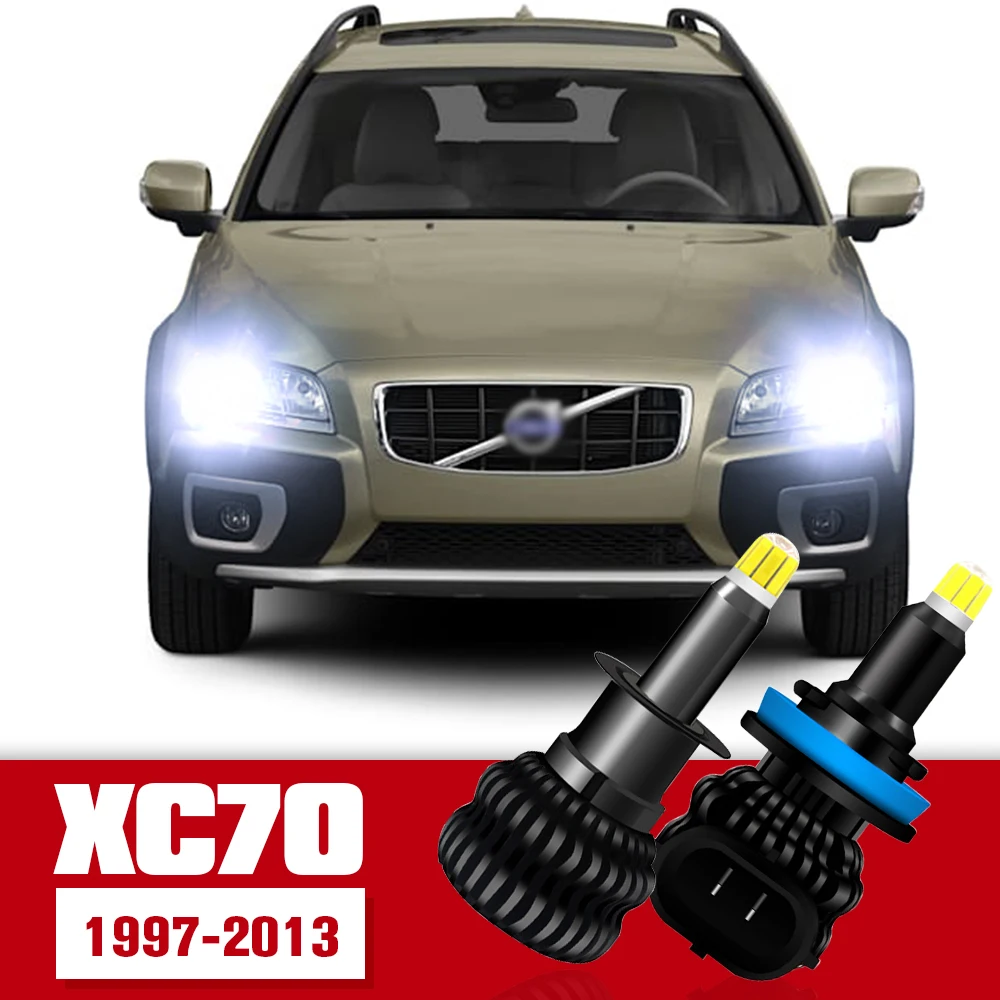 2pcs-LED-Accessories-Front-Fog-Light-Bulb-Lamp-For-Volvo-XC70-1997-2013 ...
