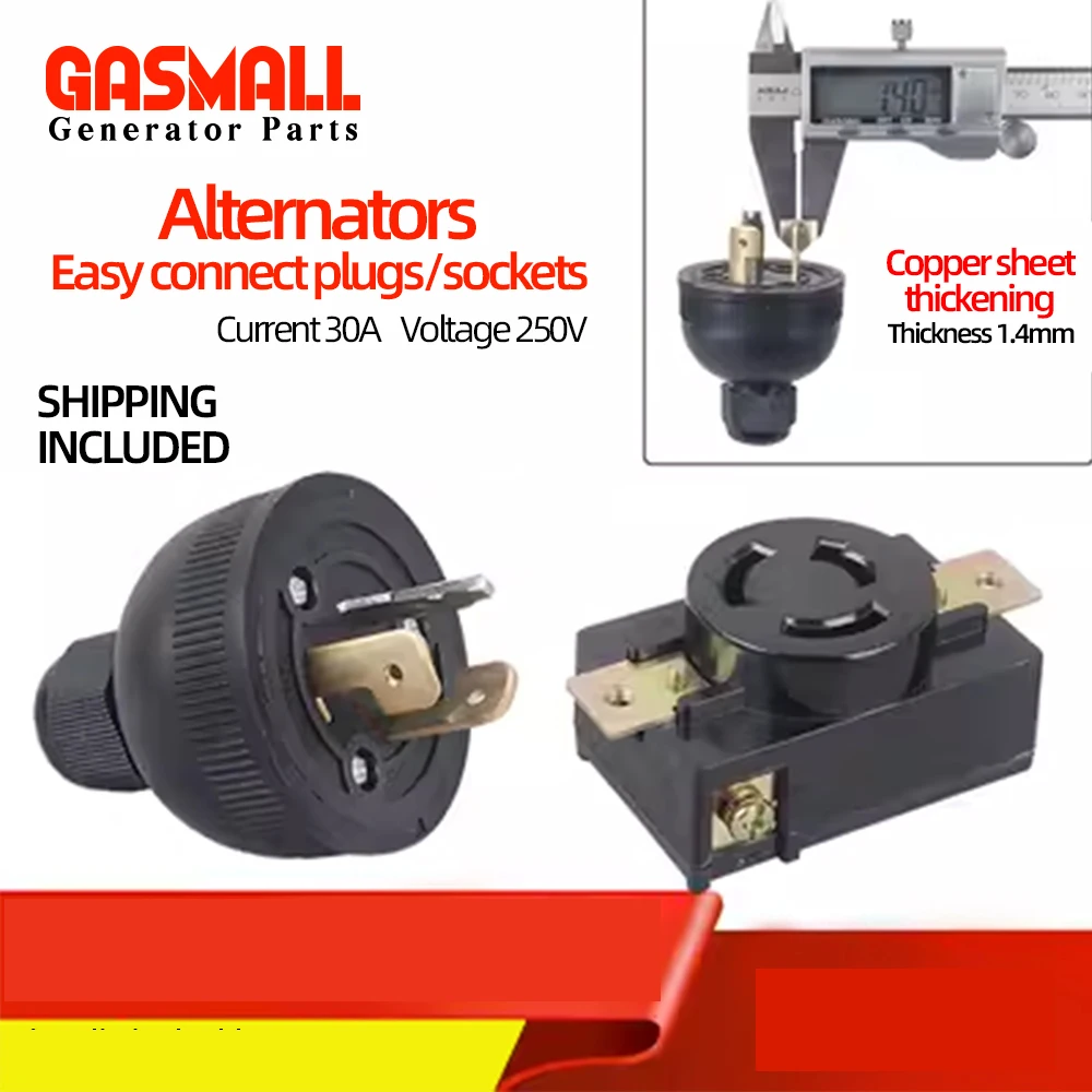 Petrol-generator-accessories-diesel-220V-wiring-thickened-copper-three ...