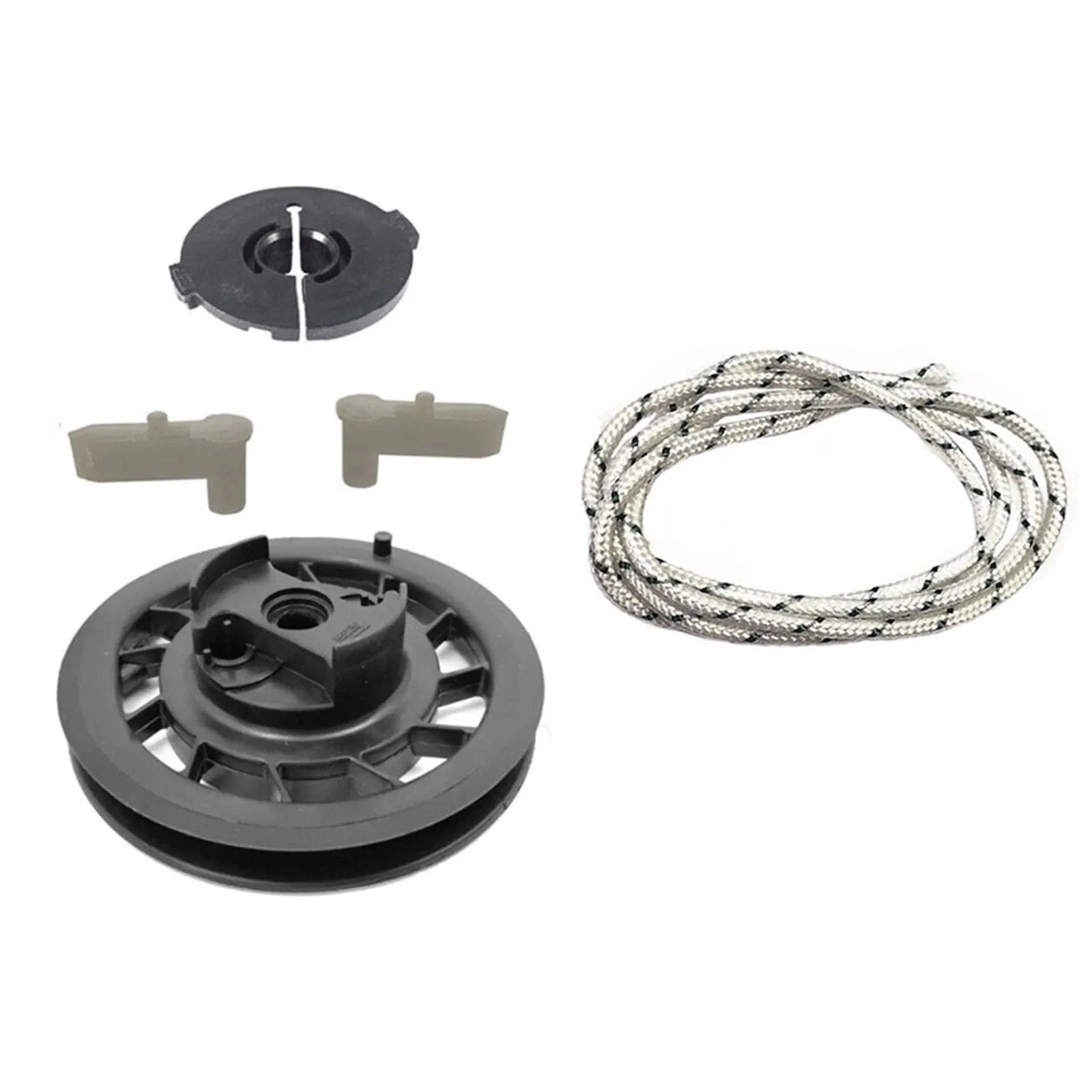 1set-Starter-Pulley-Recoil-Spring-Assembly-Power-Tools-Replacement-For ...