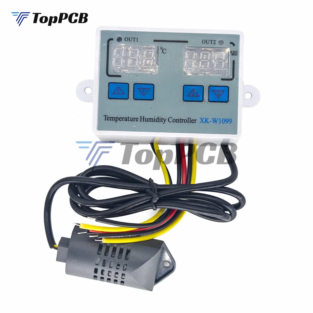 Inkubator-Regulator-suhu-Digital-XK-W1099-tampilan-ganda-pengontrol ...