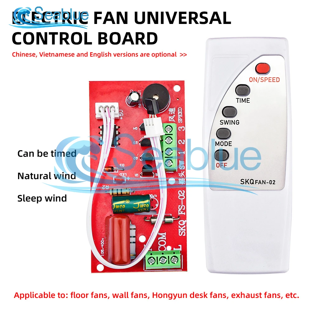 Universal Fan Remote Control Modified Board with Remote Control Mini ...