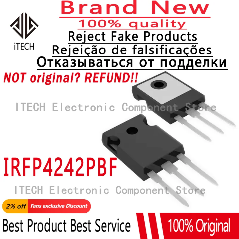 10-50-pcs-lot-Original-IRFP4242-IRFP4242PBF-TO-247-300V96A-IRFP4232 ...