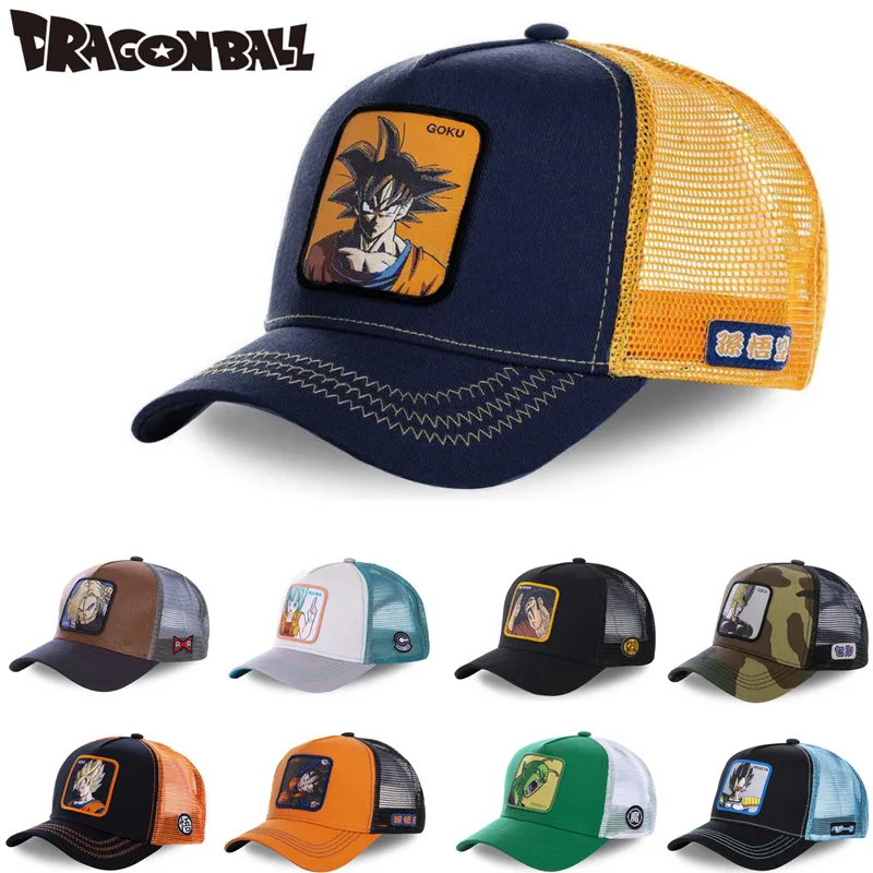 New-Brand-DRAGON-BALL-animation-All-Styles-Snapback-Cotton-Baseball-Cap ...