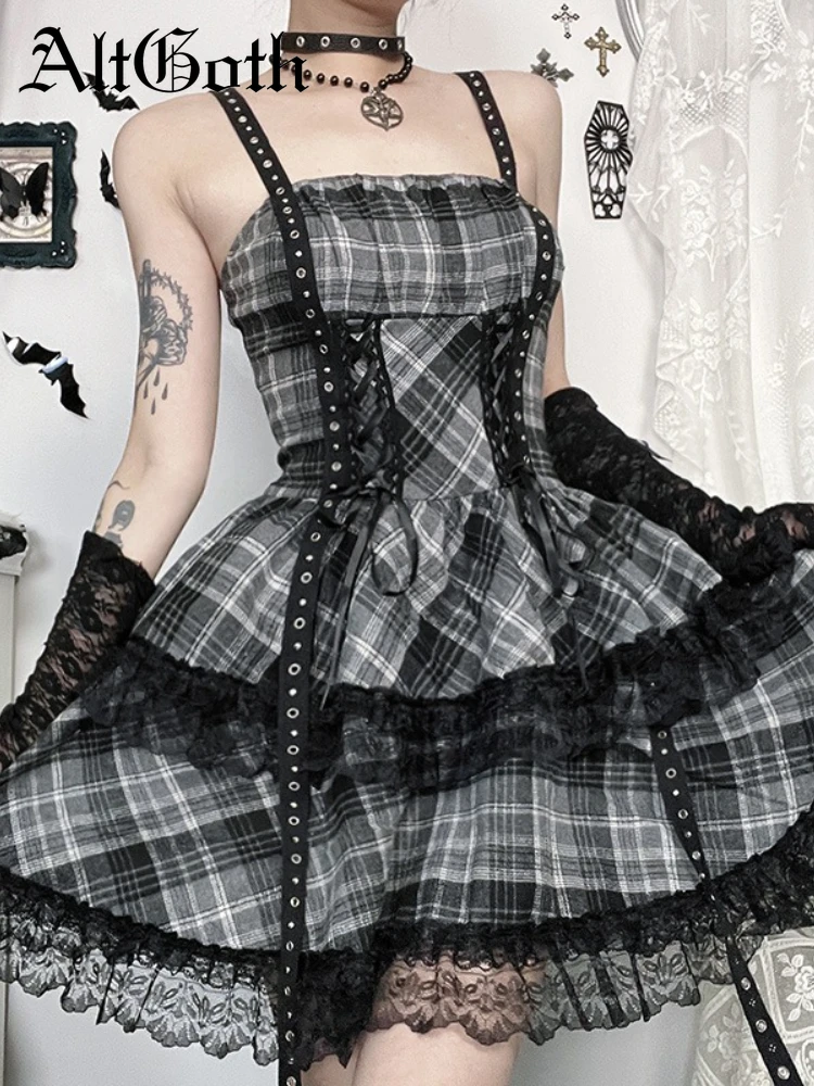 GoTH PLAID Dresses: The Ultimate Guide to Dark Aesthetic Fashion That ...