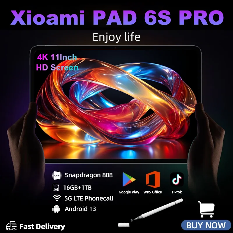 Tableta-Pad-6S-Pro-con-Android-14-de-11-pulgadas-dispositivo-Original ...