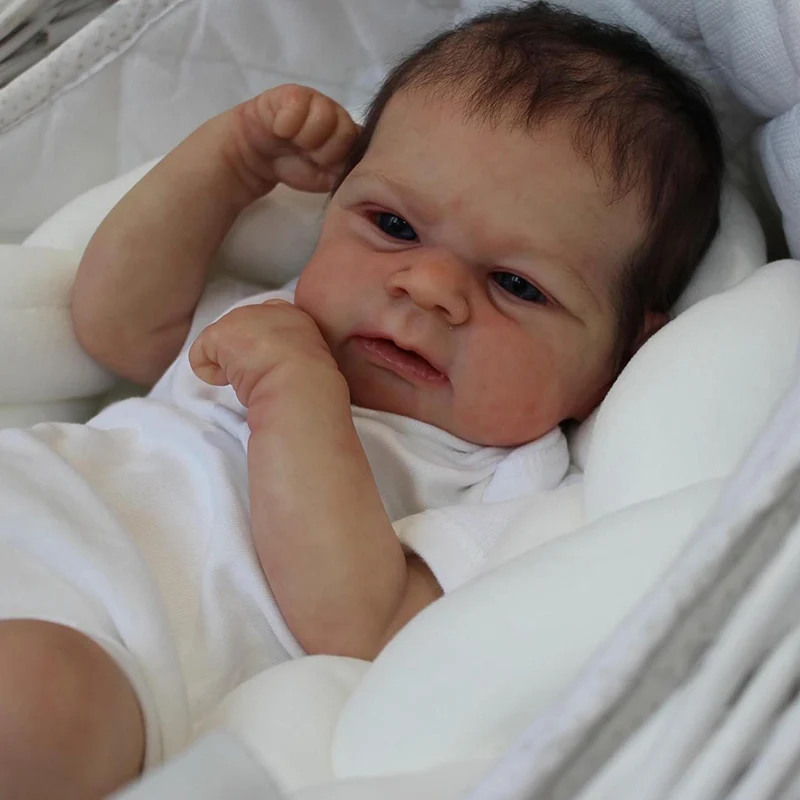 45cm-Reborn-Baby-Elijah-Newborn-Baby-Cute-Vinly-3D-Skin-Soft-Body-with ...