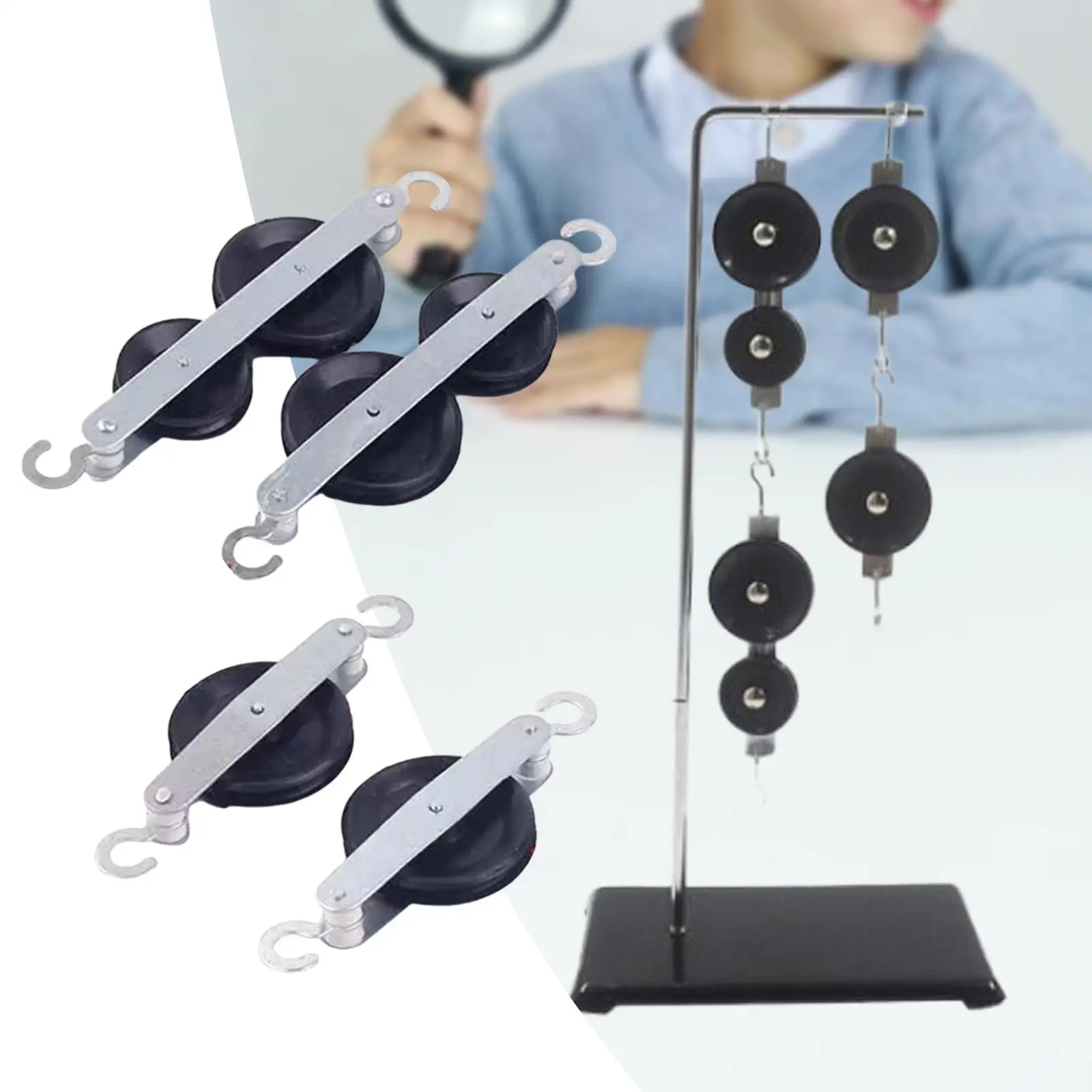 Pulleys-Block-Teaching-Props-Physics-Experiments-Portable-Education ...
