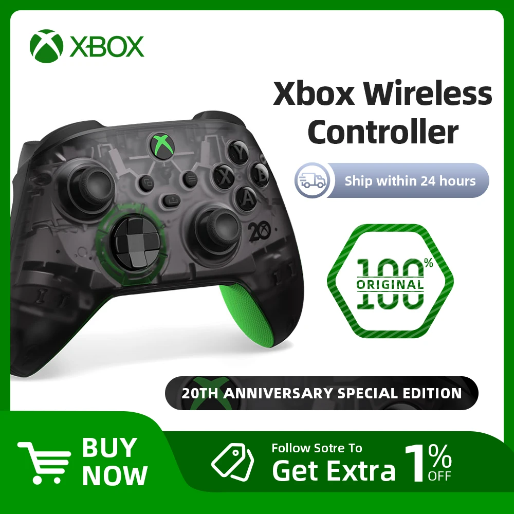 Microsoft Xbox Wireless Controller: 20th Anniversary Special Edition| | - AliExpress