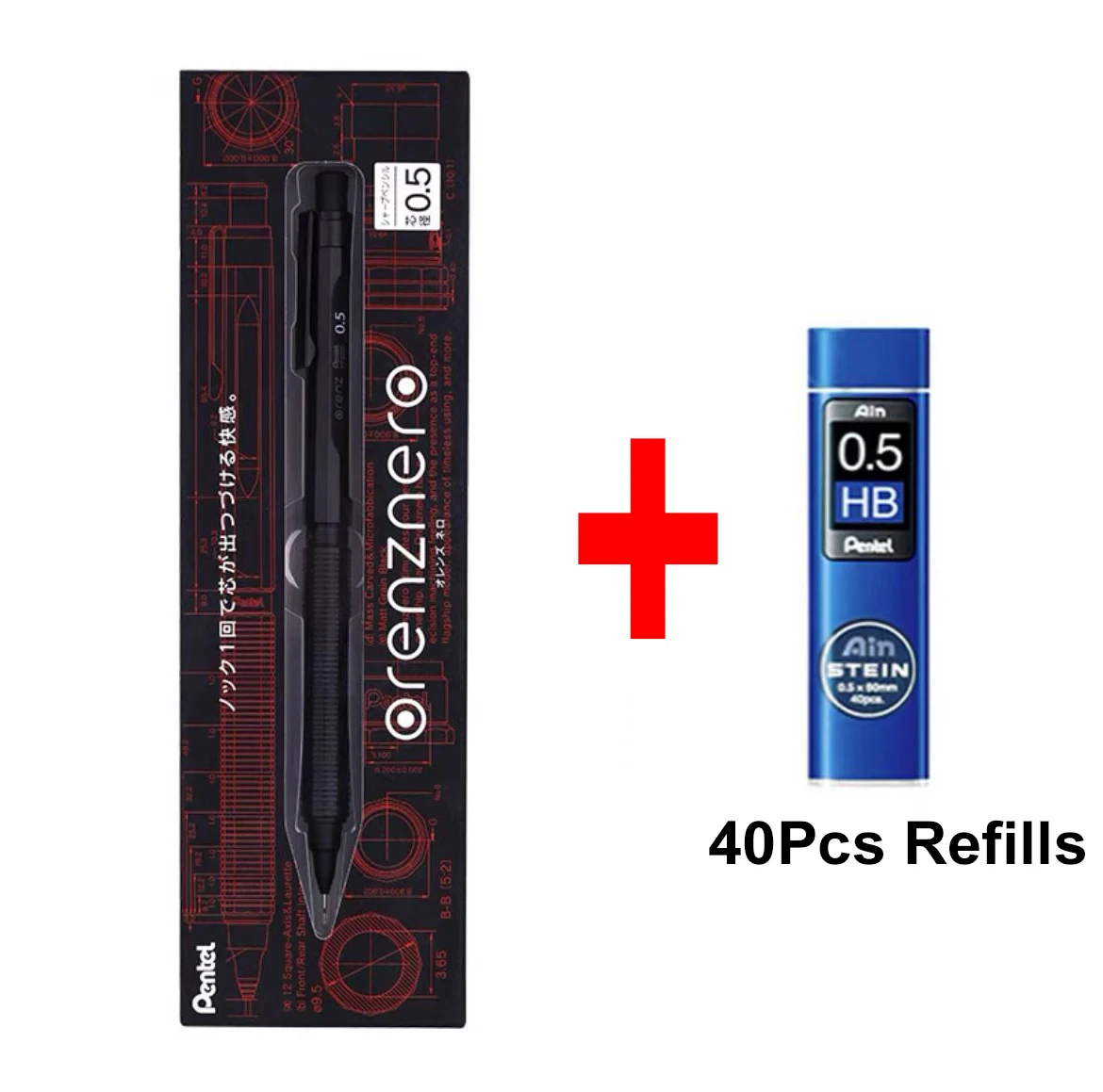 Pentel PP3003-A Drawing Mechanical Pencil Advanced ORENZNERO Low Center ...