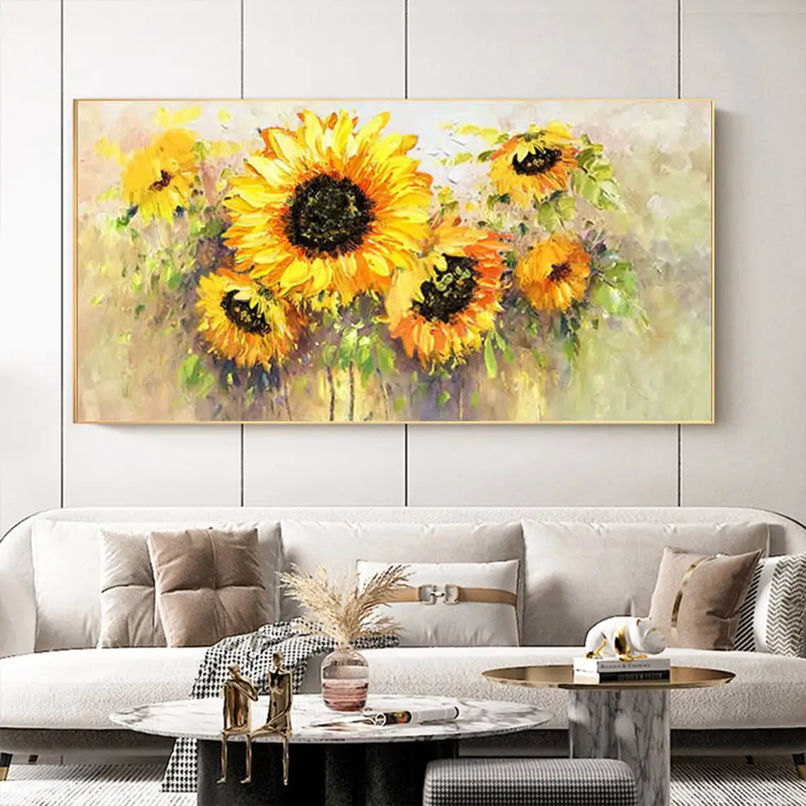 Modern Sunflower Paintings