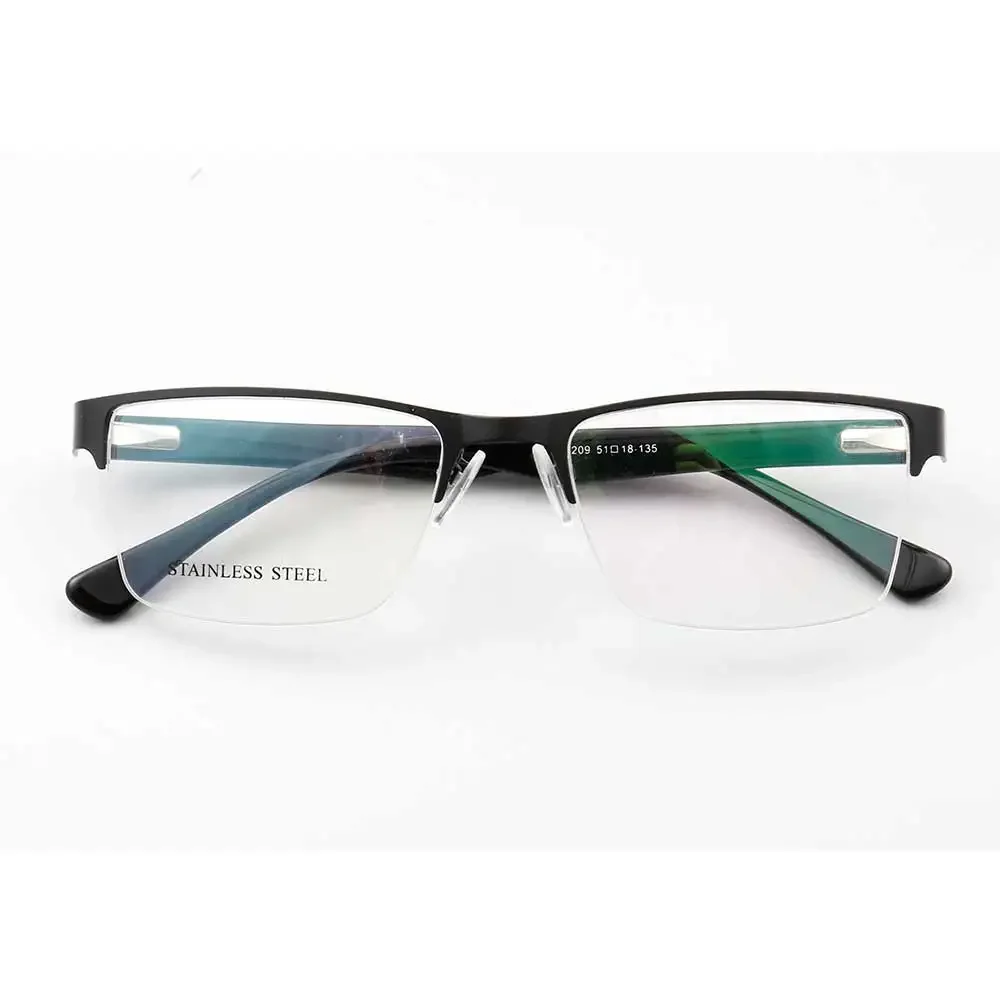 Half-rim-Spectacles-Men-s-Fashion-Rectangle-Eyeglasses-Male-s-Business ...