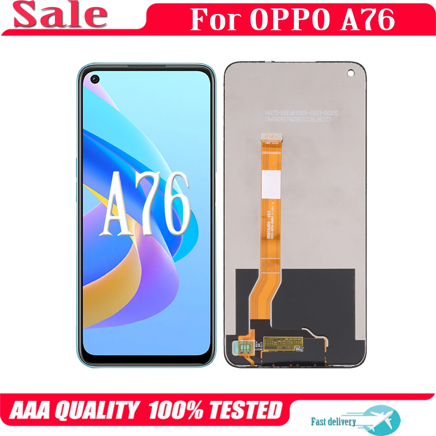 6.56'' Original For OPPO A76 CPH2375 LCD Display Touch Screen ...