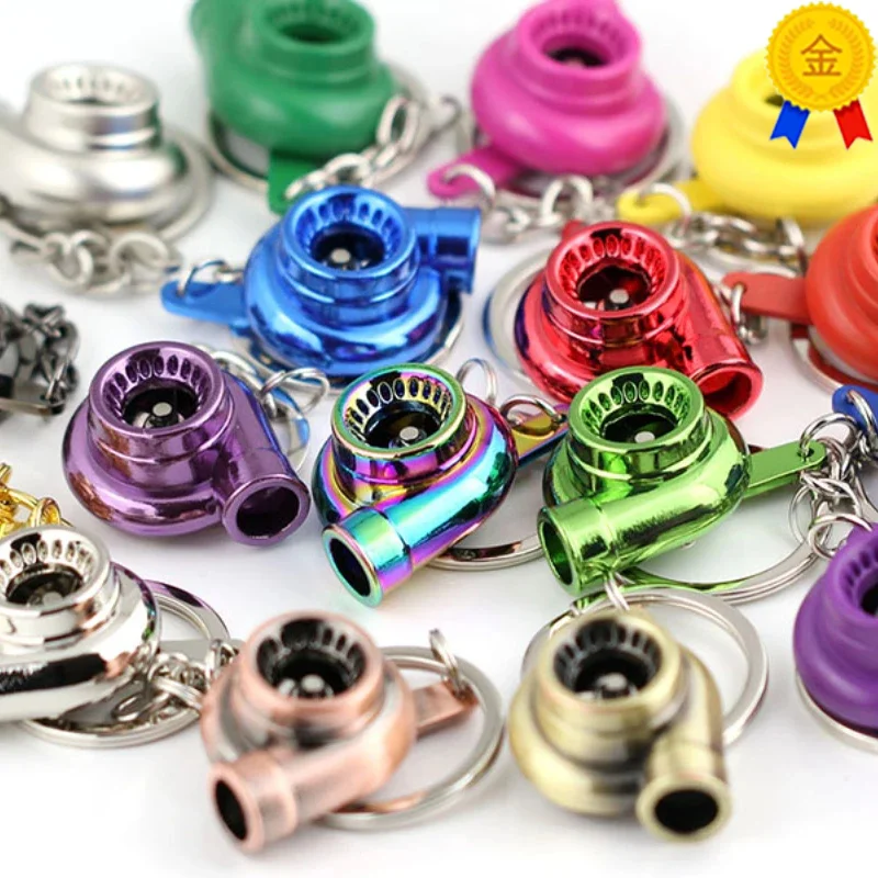 Car-Interior-Accessories-LED-Lights-Turbo-Sound-Turbocharger-Keychain ...
