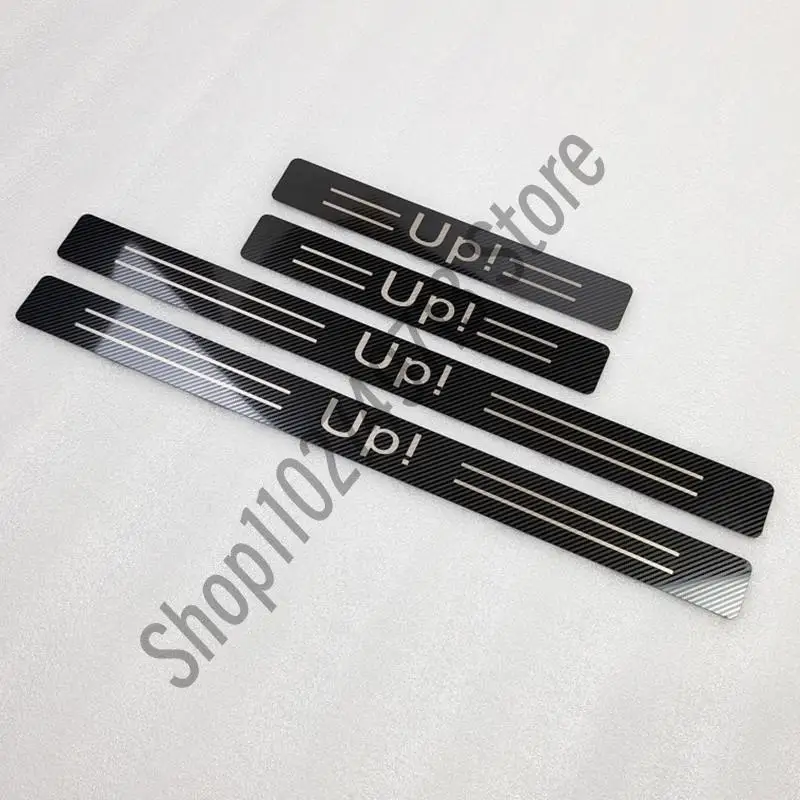 for Volkswagen VW UP UP! 2012- 2020 2021 Door Sill Scuff Plate Guard ...