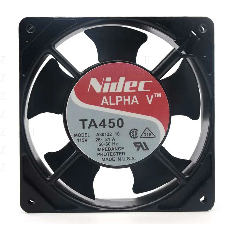 H For Nidec Alpha V: TA450 Fan, Model: A30122-10. P/N: 930402. 115AC ...