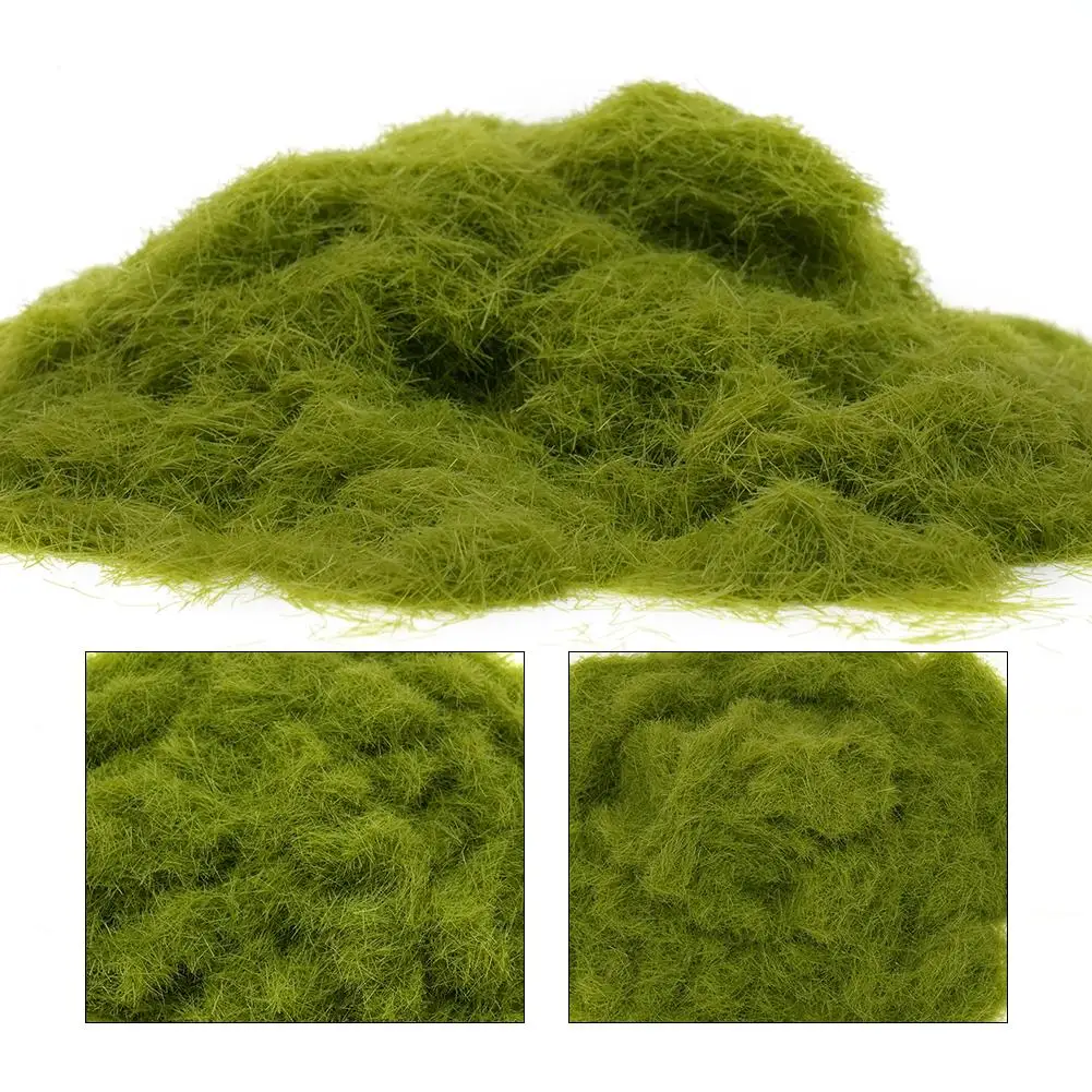 Nylon Artificial Grass Model Railway Lawn Grass Powder Green Scenery ...
