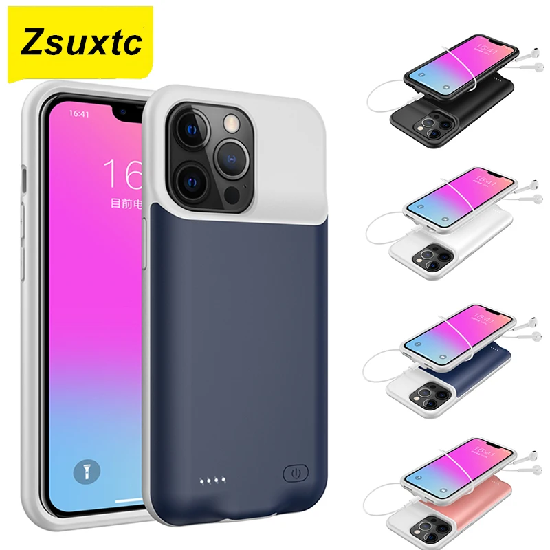 10000Mah Battery Charger Case For Iphone 13 Power Case 13 Mini 13 Pro ...