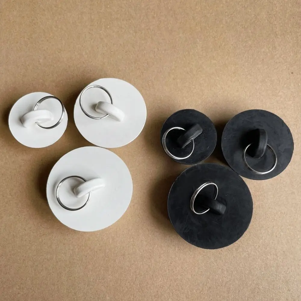 3pcs-set-Bathtub-Stopper-Rubber-Round-Drain-Cover-Durable-Leakage-proof ...