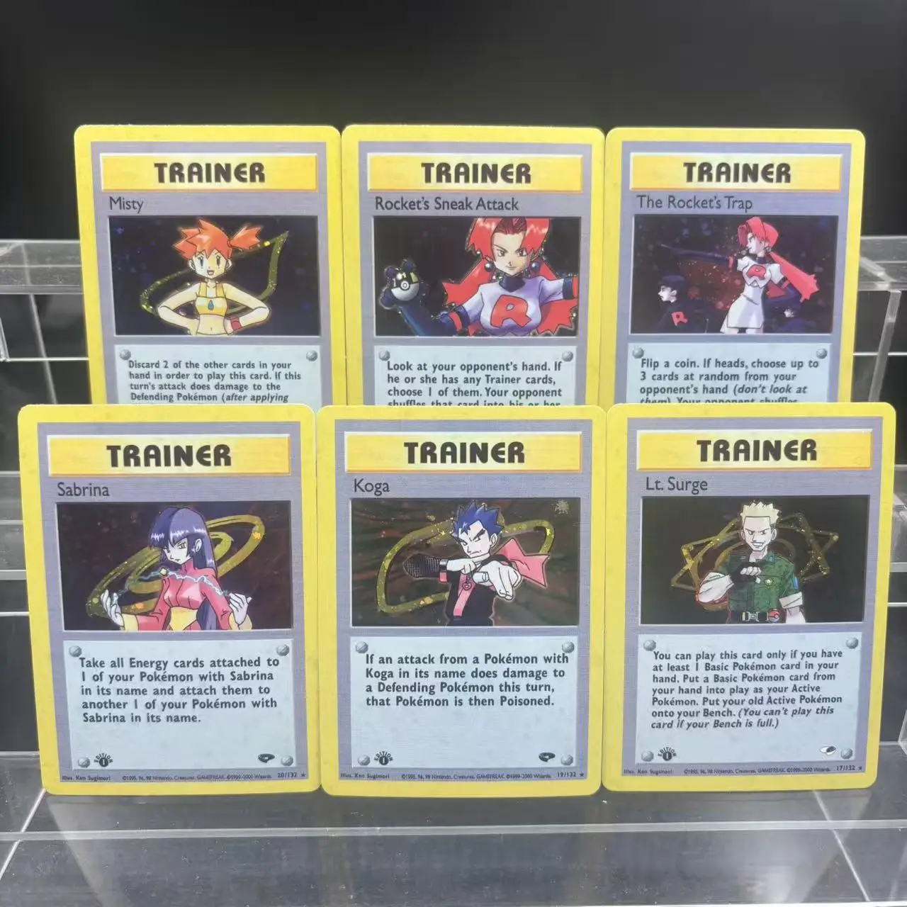DIY PTCG Collection Cards TRAINER Misty Koga 19/132 EN Self Made Single ...
