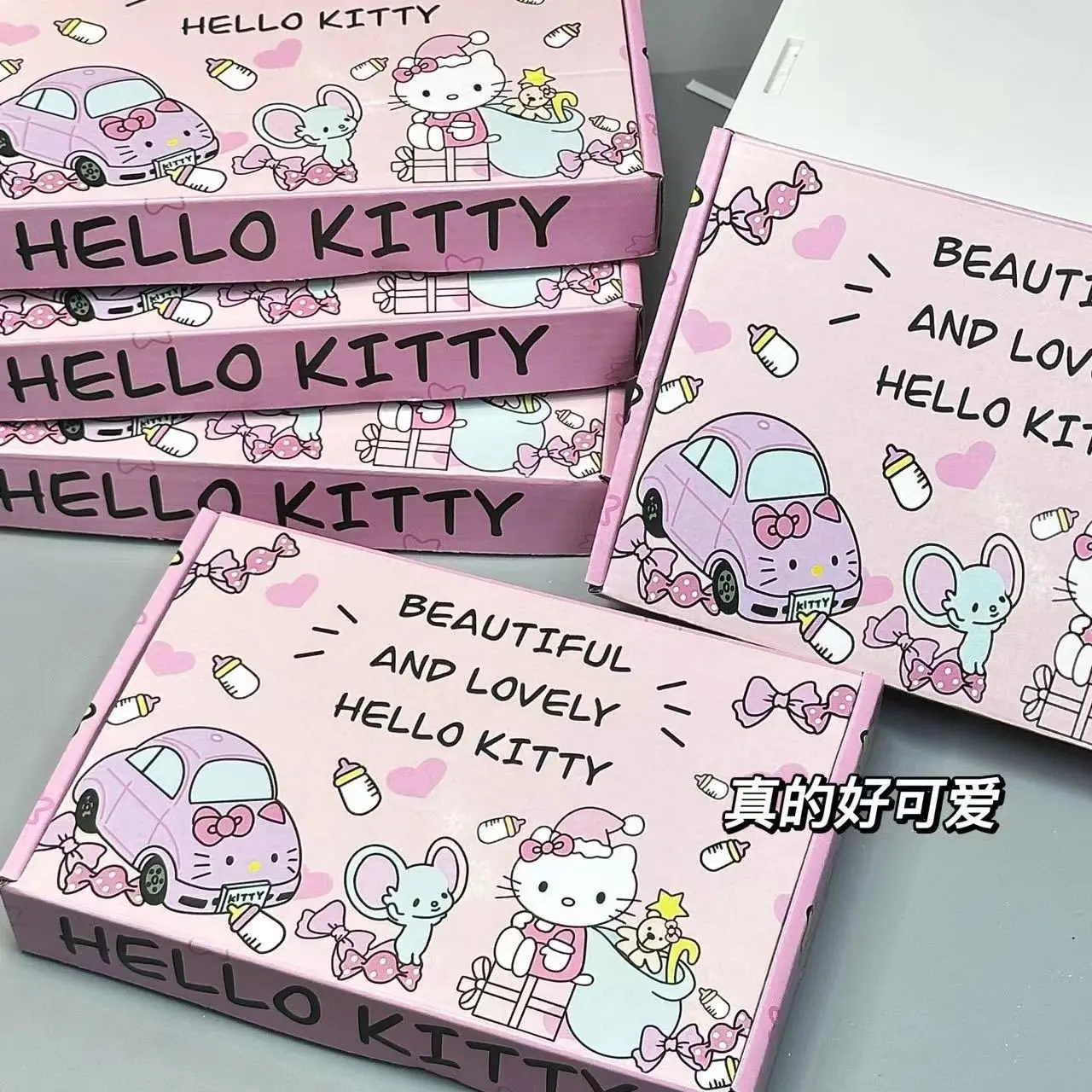 5pcs-Sanrio-Hello-Kitty-Gift-Box-Square-Gift-Box-Cartoon-Anime-Cute ...