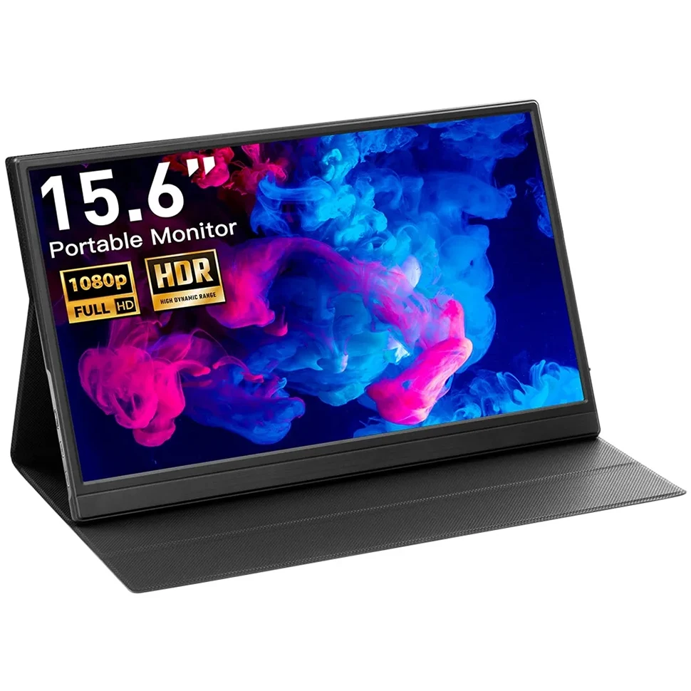 Ubingle Monitor portátil de 15,6 pulgadas, 1080P, HDR, 60Hz, IPS ...