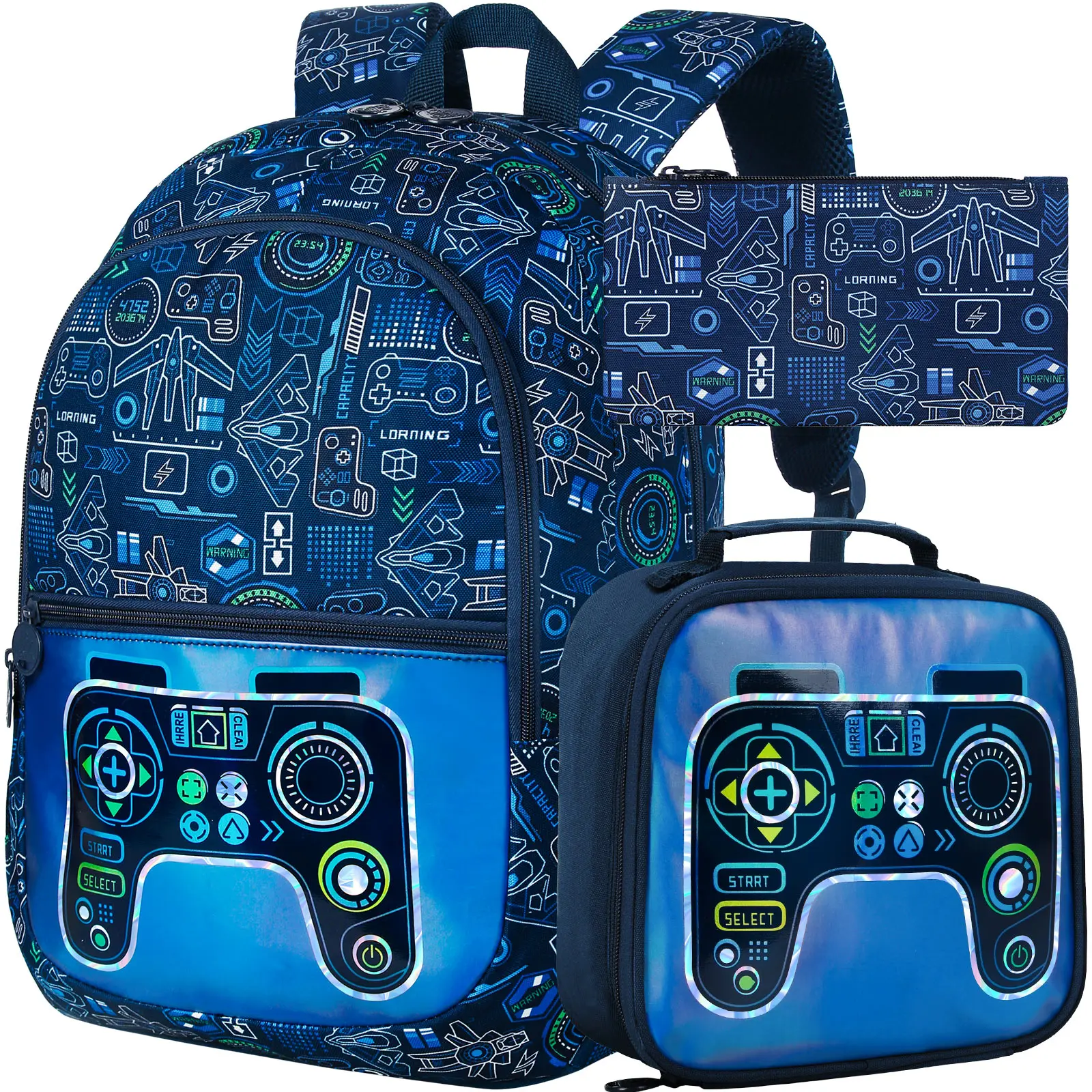 16-5-Backpack-for-boys-3Pcs-Game-Backpacks-Set-for-Elementary-Preschool ...