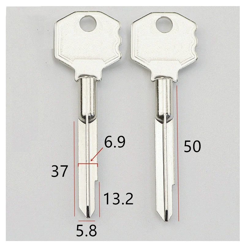 5pcs/lot Common household key blank series Extended cross blank key ...