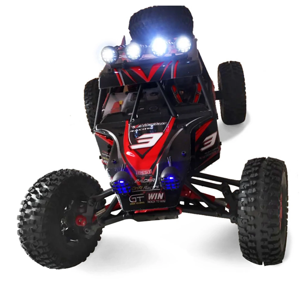 Rc 5.5mm Led Light Headlights 6 Lamp For 1/12 Rc 4wd Desert Buggy Truck ...