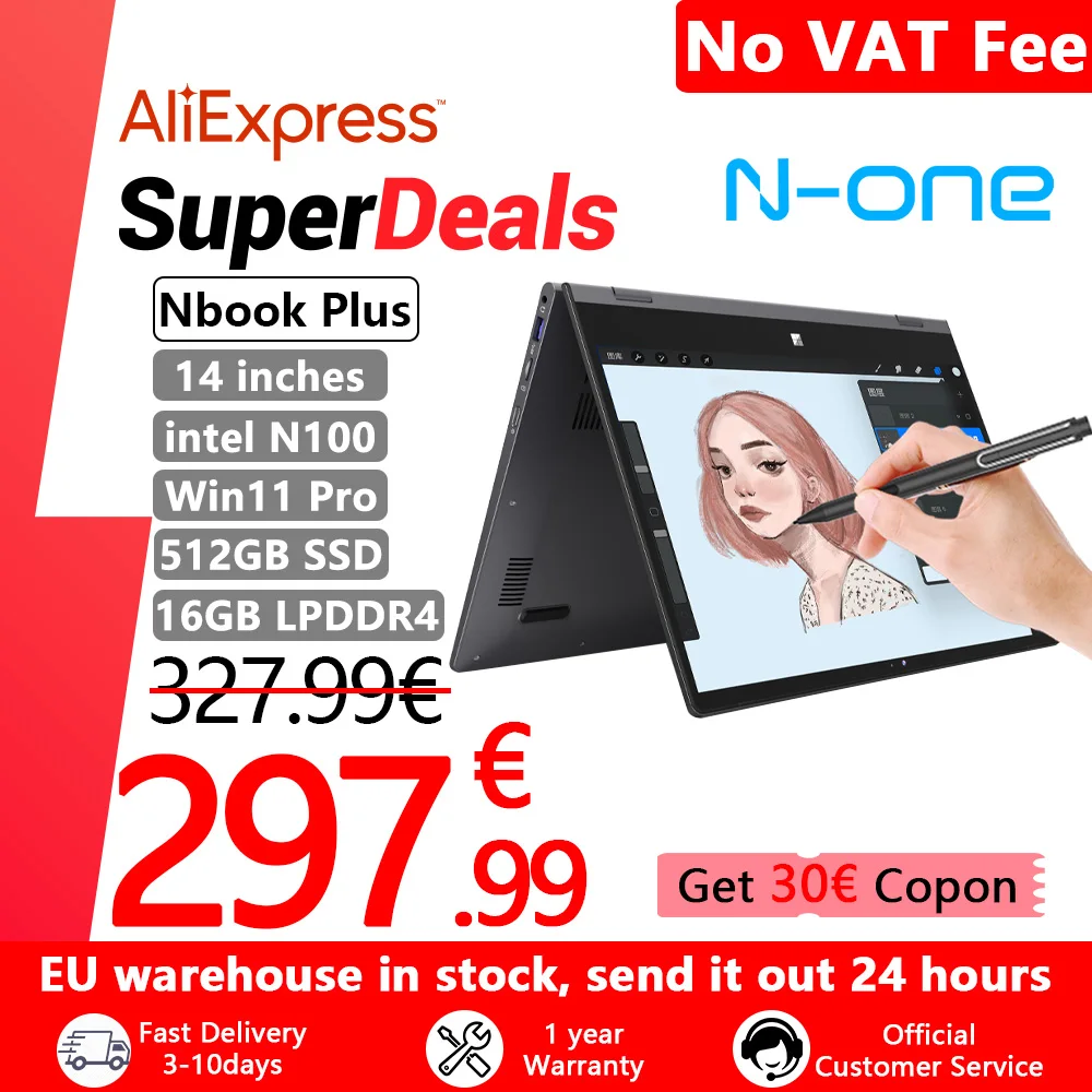 N-ONE-Nbook-Plus-14-1inch-Laptop-Intel-N100-16GB-DDR4-512GB-M-2-SSD ...