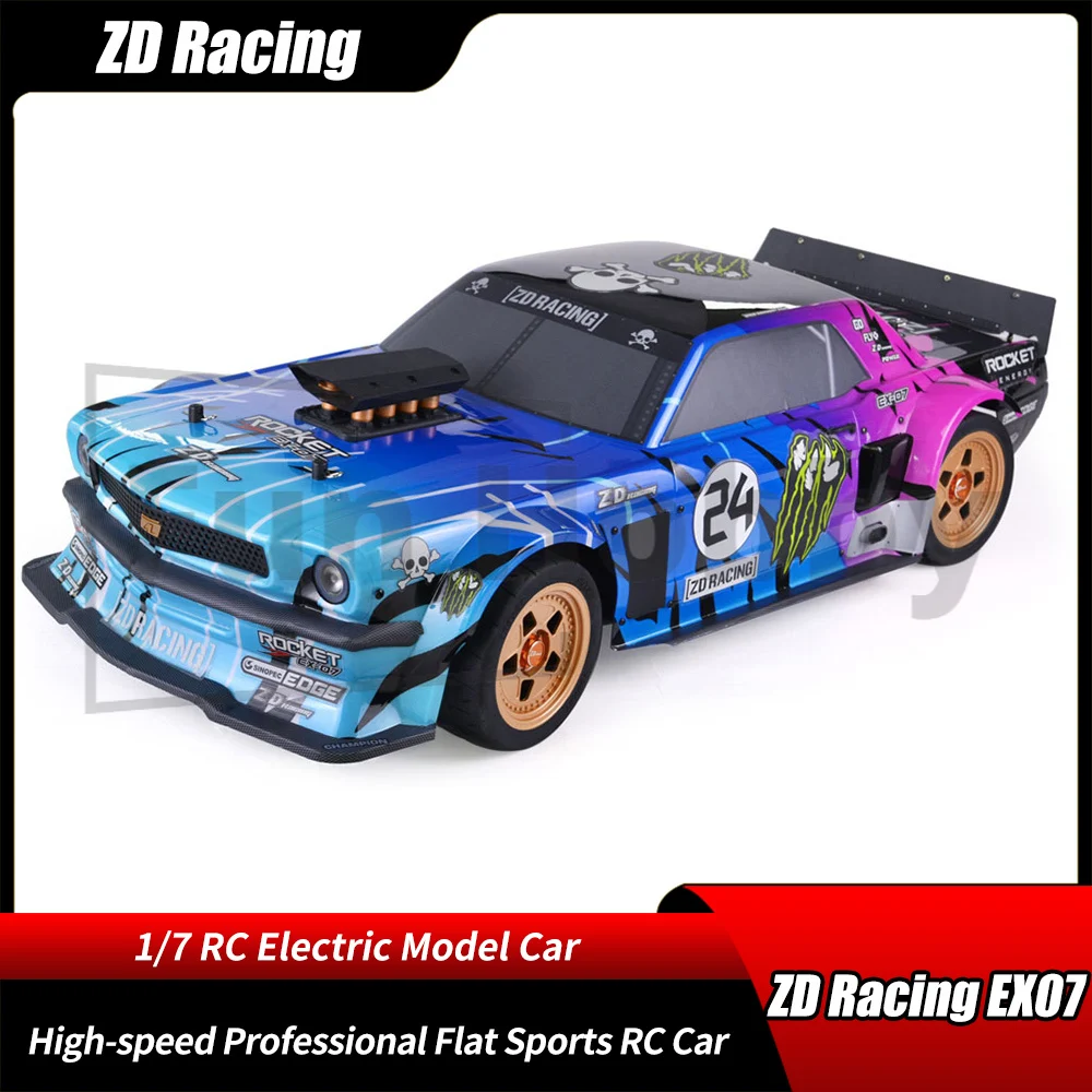 Zd Racing Ex07 1/7 4wd Rc High-speed Professional Flat Sports Car ...