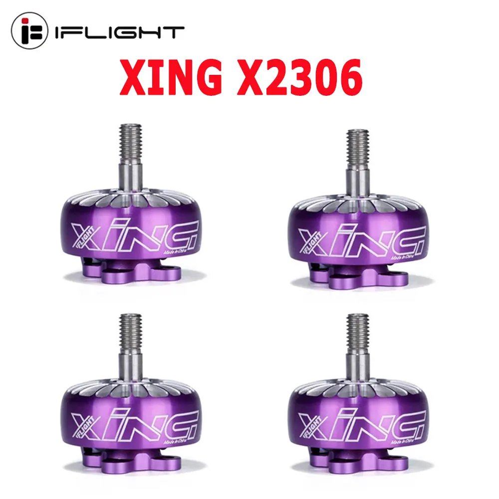 IFlight XING X2306 2306 1700KV 3 6S / 2450KV 2 4S Motor sin escobillas ...