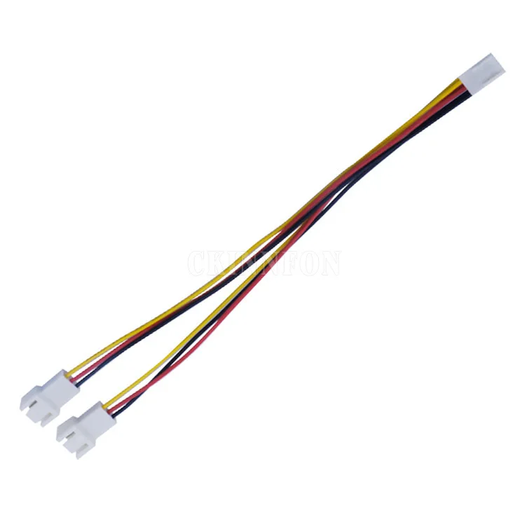 250Pcs Cpu Cooling Fan Extension Cable Extension Cable Pure Copper 3pin ...