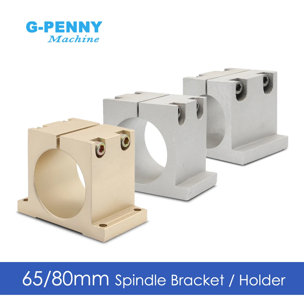 Free-Shipping-80mm-Cast-Aluminium-Bracket-For-CNC-Spindle-Motor-65mm ...
