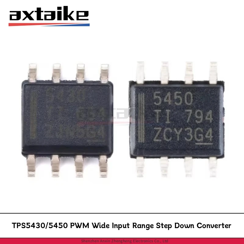 10PCS TPS5430 TPS5450 TPS5430DDAR TPS5450DDAR HSOP-8 3A 5A 5.5V-36V PWM ...