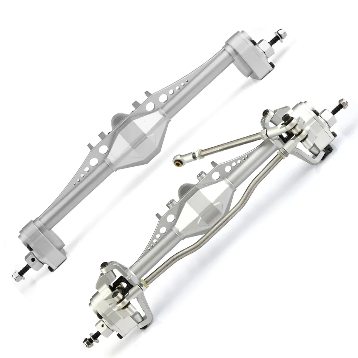 2pcs-Aluminum-Alloy-Front-Rear-Axle-for-1-10-scx10iii-RC-Crawler-Car ...