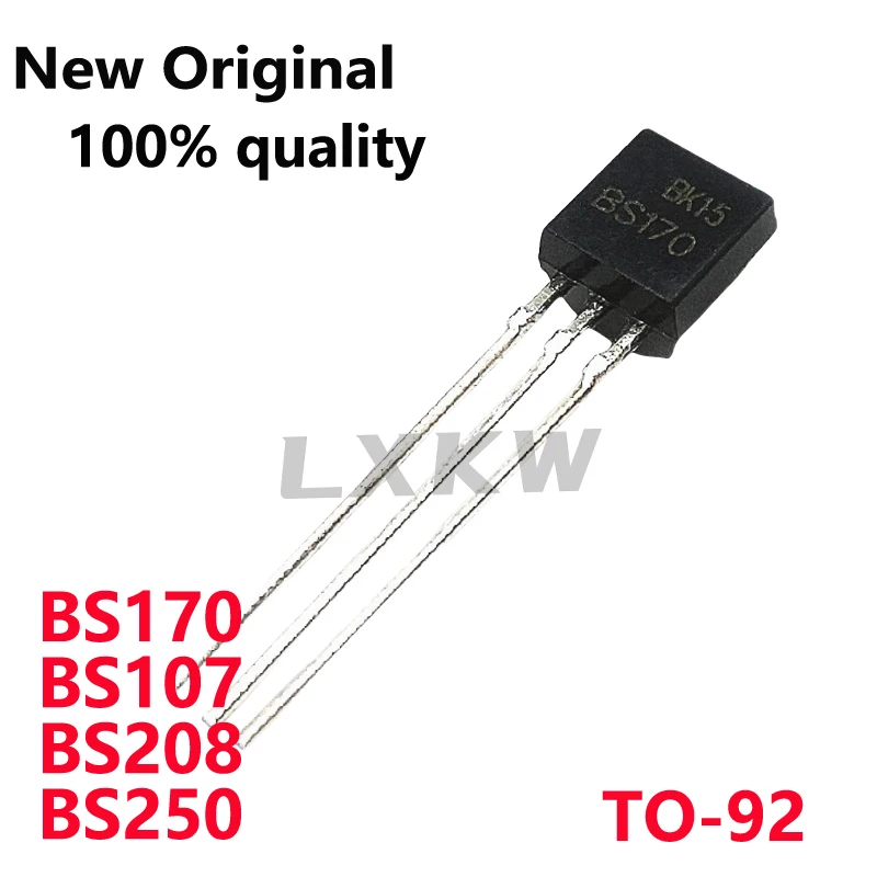 (10piece) New Original BS170 BS107 BS208 BS250 TO-92 Triode transistor ...