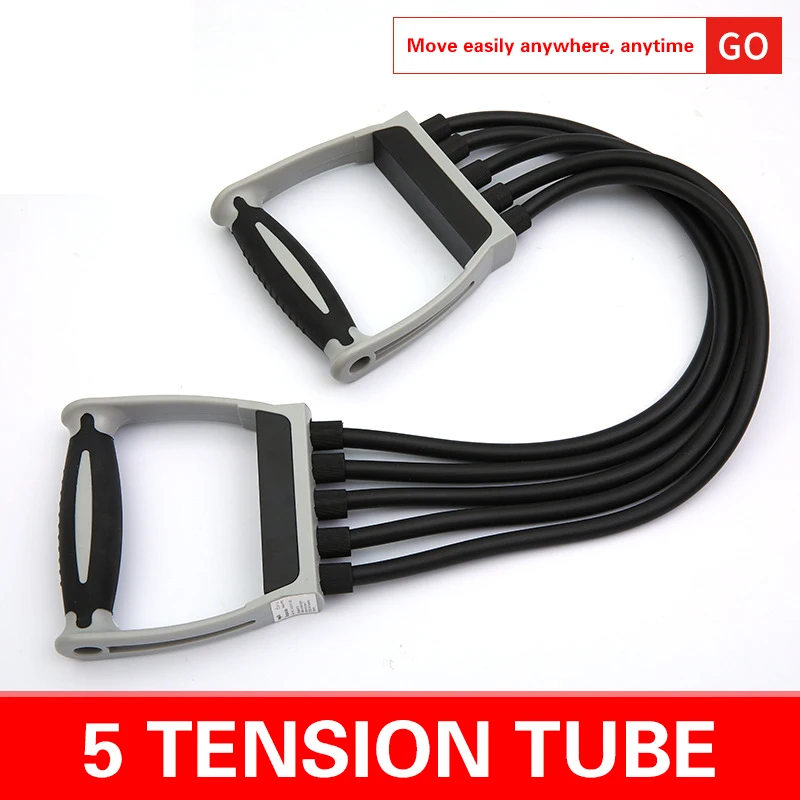 Five-Tube-Puller-Resistance-Training-Shoulder-Expansion-Arm-Strength ...