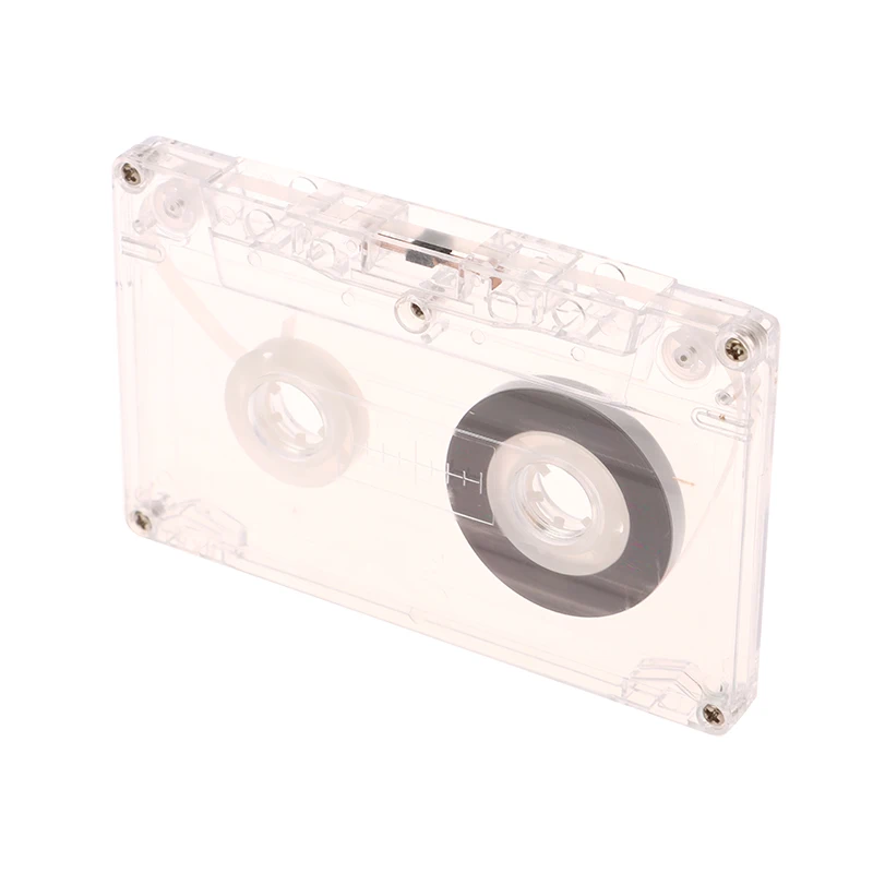 Transparent-Standard-Cassette-Blank-Tape-Player-Empty-30-Minutes ...