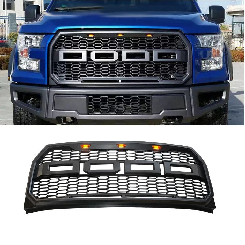 Modified-For-Ford-F150-Grill-Raptor-Style-For-F-150-2015-2016-2017 ...