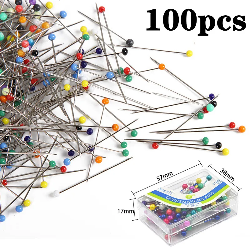 Dressmaking-Pins-Embroidery-Patchwork-Pin-Pearl-Head-Needles-Stitch ...