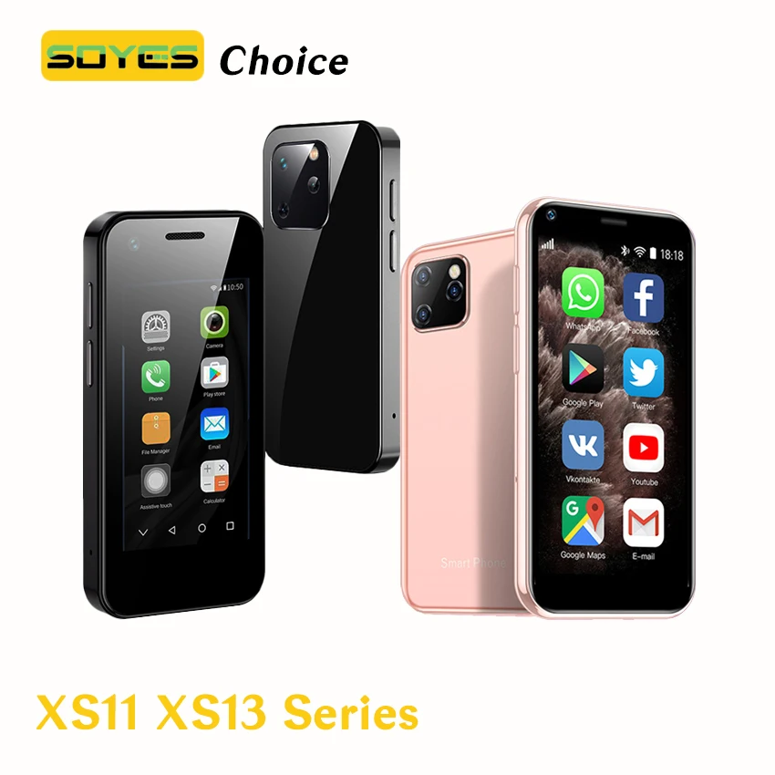 SOYES Smartphone XS11 XS13 Series, Mini, Android, pantalla HD, SIM Dual ...
