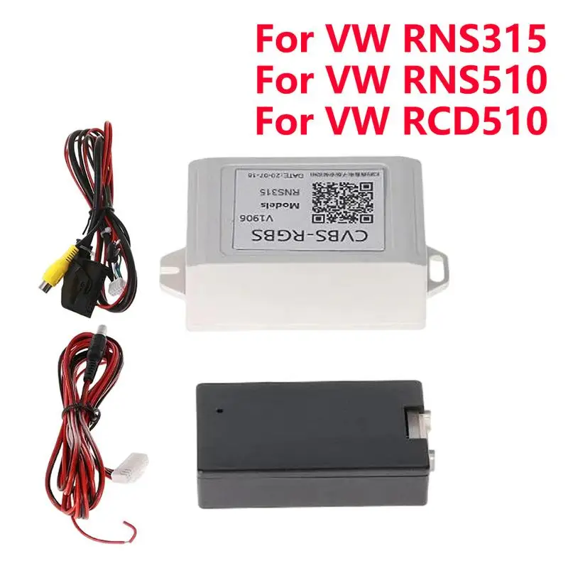 For VW RNS315 RNS510 RCD510 Rear Camera Connection Adapter, CVBS to ...