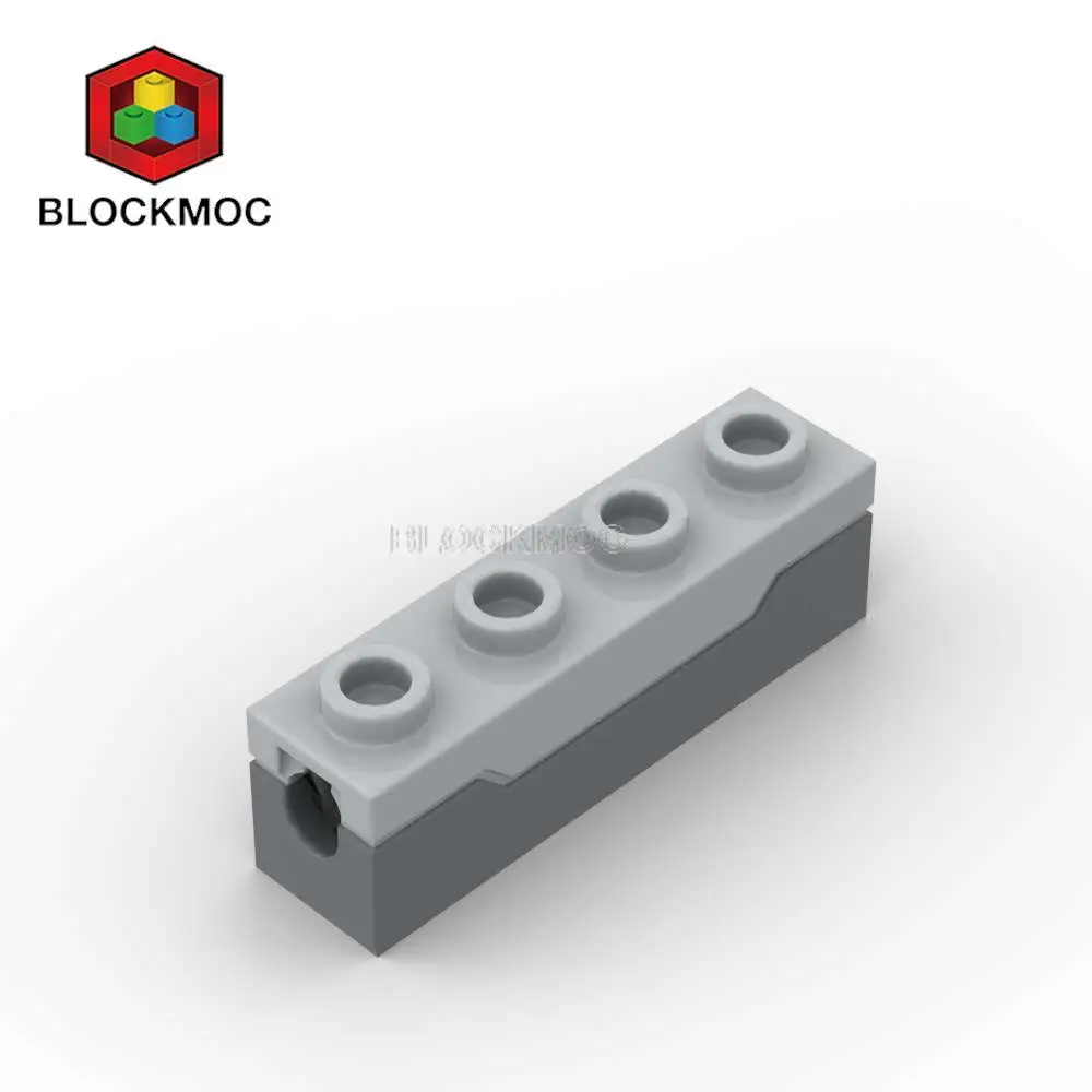 10Pcs MOC Bricks 15400 Bricks Hinge Brick Launcher 1x4 Spring Shooter ...