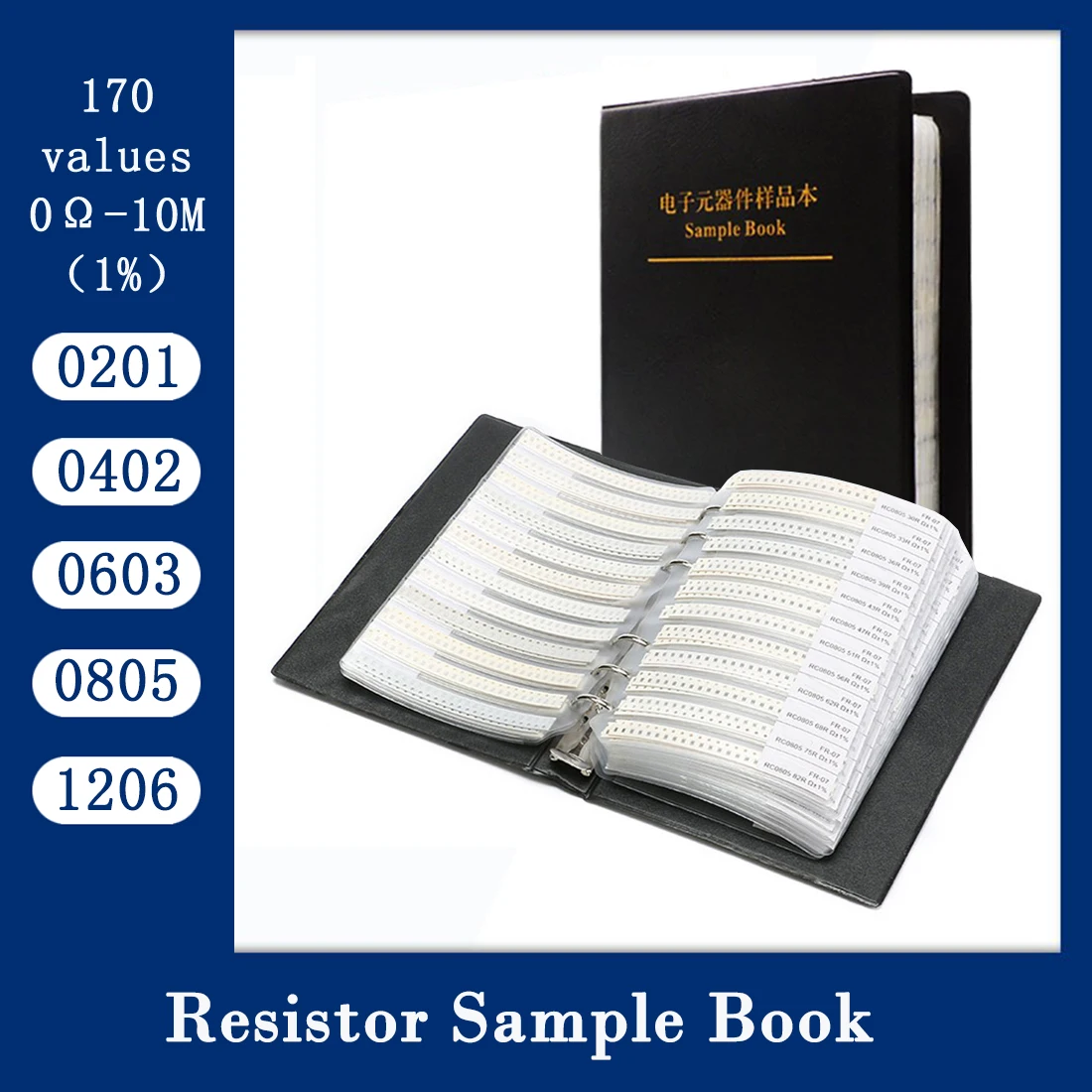 Resistor-Kit-Smd-Book-chip-Resistor-Sample-Book-0201-0402-0603-0805 ...