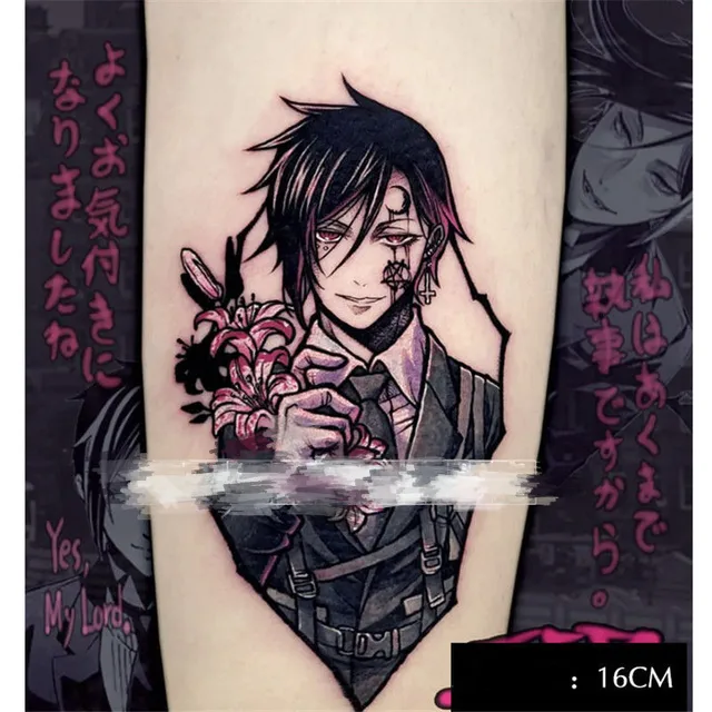 Zwarte Butler Sebastian Tekening Sebastian Michaelis Kuroshitsuji