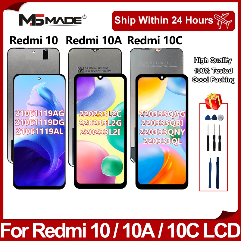 For-Xiaomi-Redmi-10-LCD-21061119AG-Display-Touch-Screen-Digitizer-For ...
