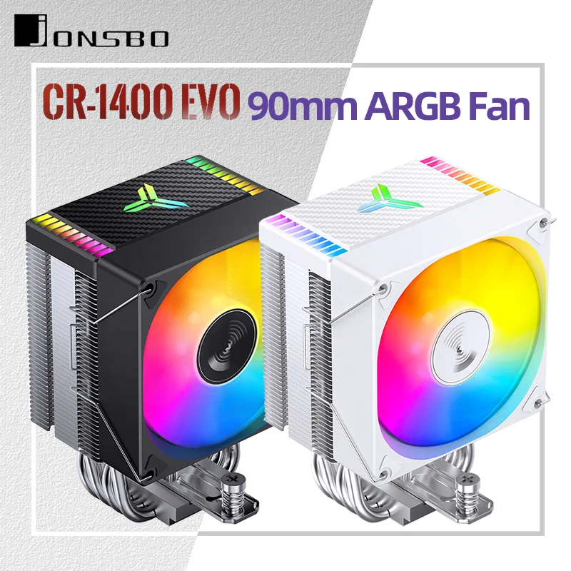 JONSBO-CR1400-EVO-CPU-Cooler-4-Heat-Pipe-ARGB-PWM-Processador-Tower-Air ...