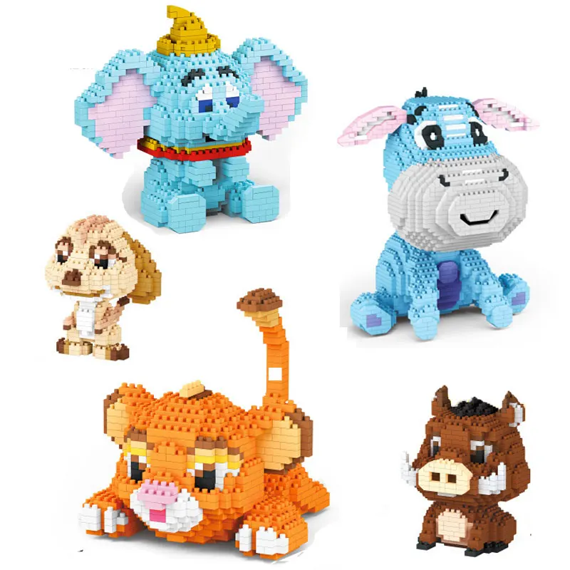 Anime-Lion-King-Simba-Building-Blocks-Timon-Pumbaa-Mini-Brick-Toys ...